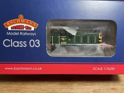 Bachmann Class 03 Diesel Shunter Locomotive D2388 BR Green OO Gauge DCC ...
