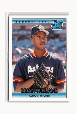 Brian Williams Baseball #416 1992 Donruss Houston Astros | eBay