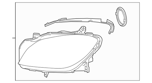 Mercedes Benz GLE63 AMG S GLE 400 350 16-19 Headlamp Assembly Left ...