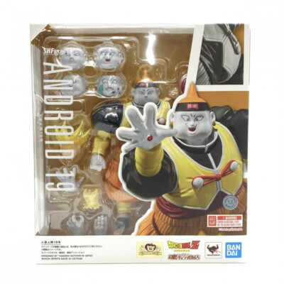 NEW Bandai S.H.Figuarts Dragonball Z Android No.19 w/Bonus Parts Action ...