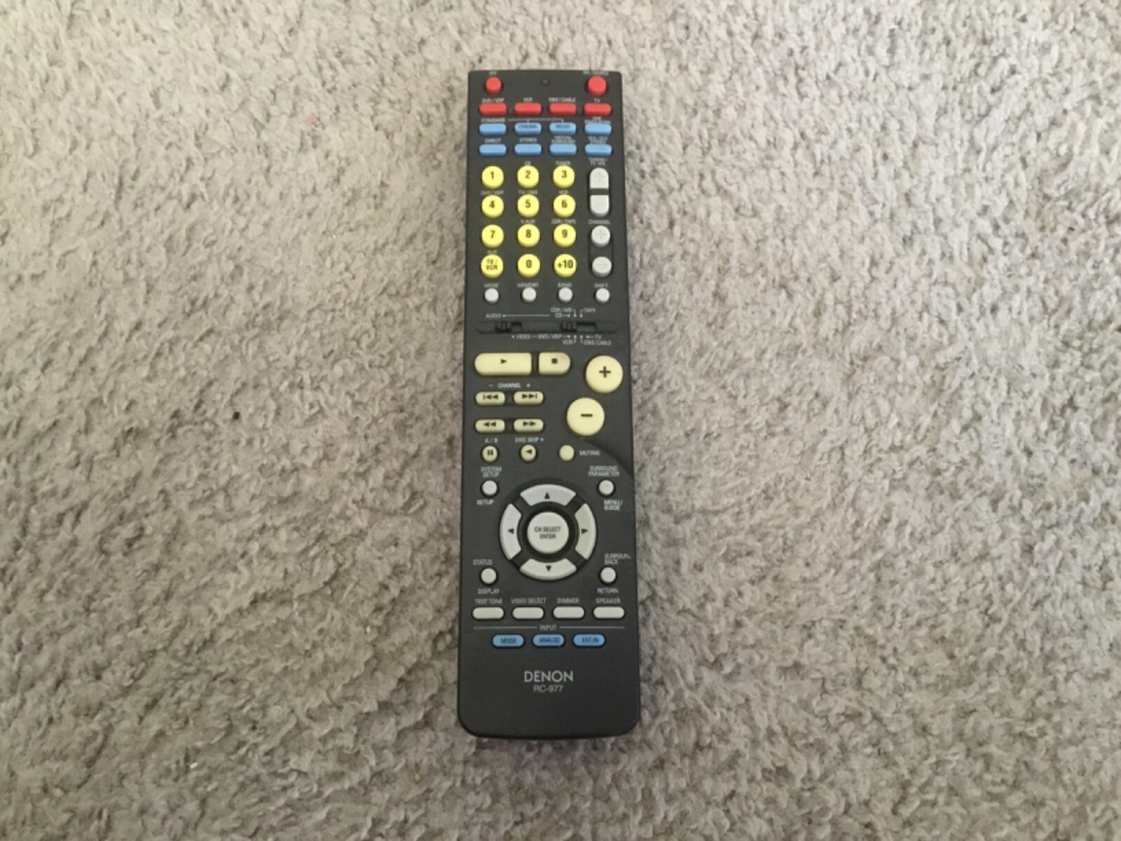 OEM DENON RC-977 REMOTE CONTROL for AVR-485S AVR-685 AVR-1505 AVR-1705 ...