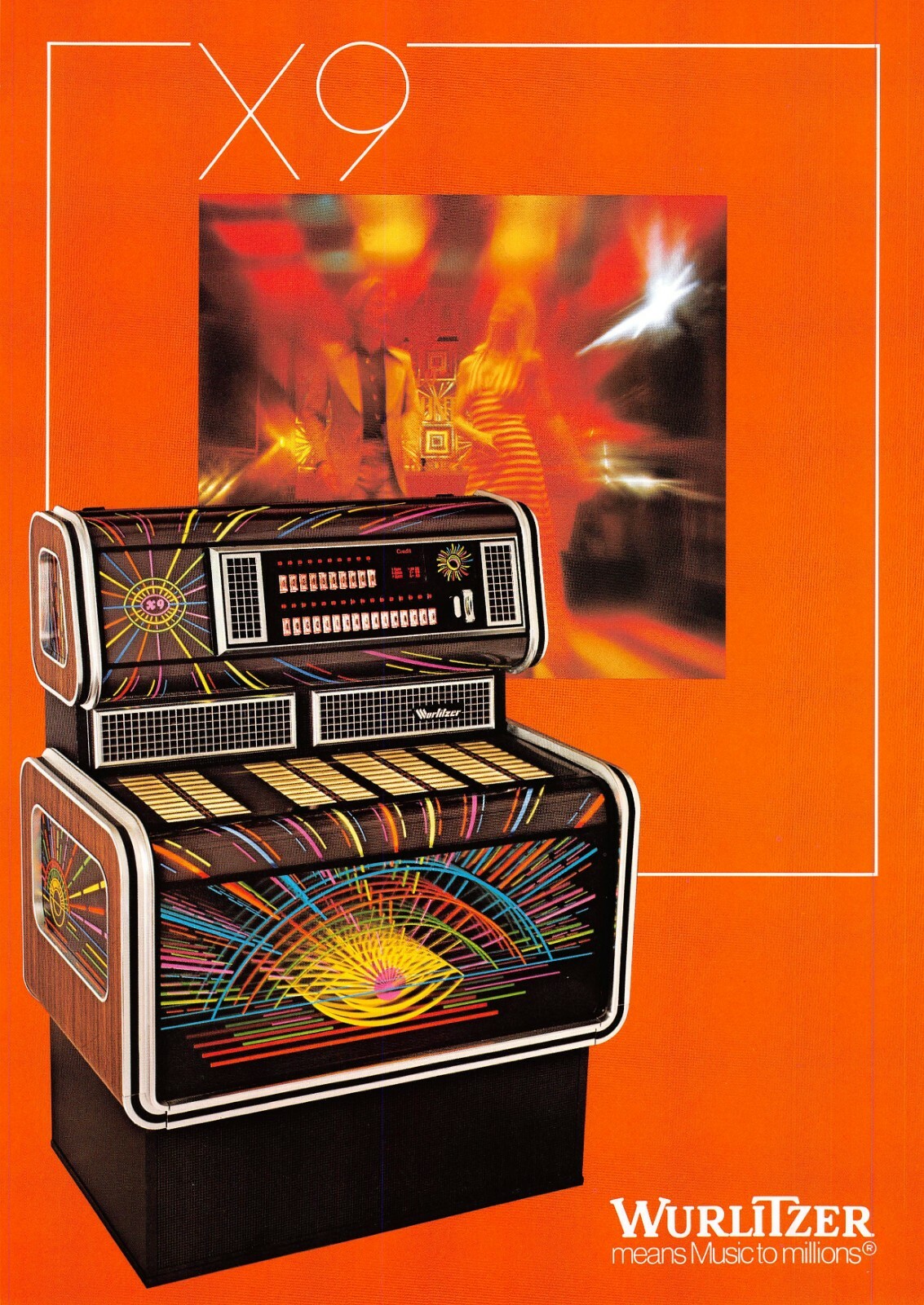 Wurlitzer X9 Jukebox Vintage Advertisement Sales Flyer 1970s 021219AME ...