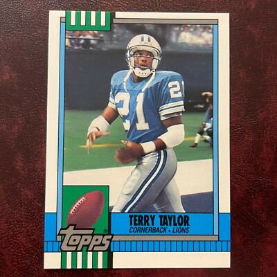 1990 Topps TIFFANY Set TERRY TAYLOR ROOKIE #360 LIONS ** MINT ** HIGH ...