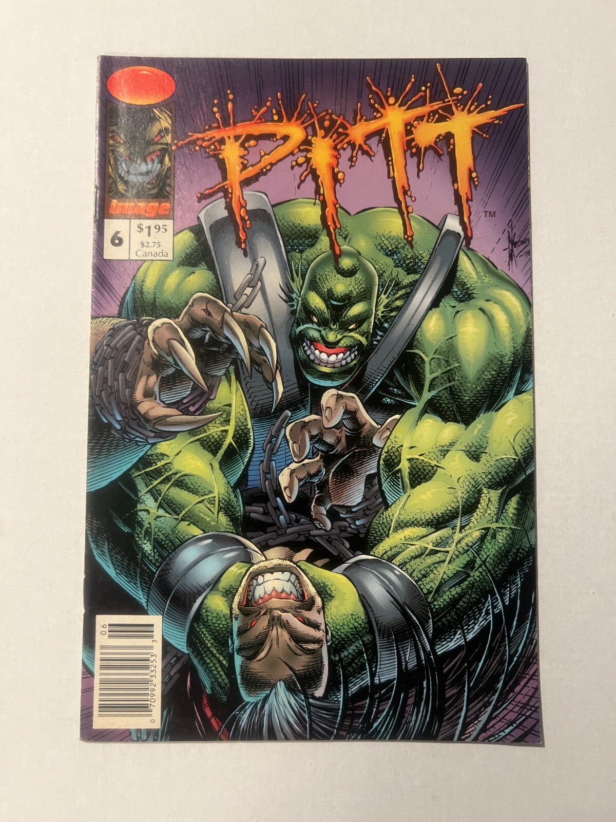 THE PITT #6 NEWSSTAND VARIANT DALE KEOWN COVER AND ART IMAGE COMICS ...
