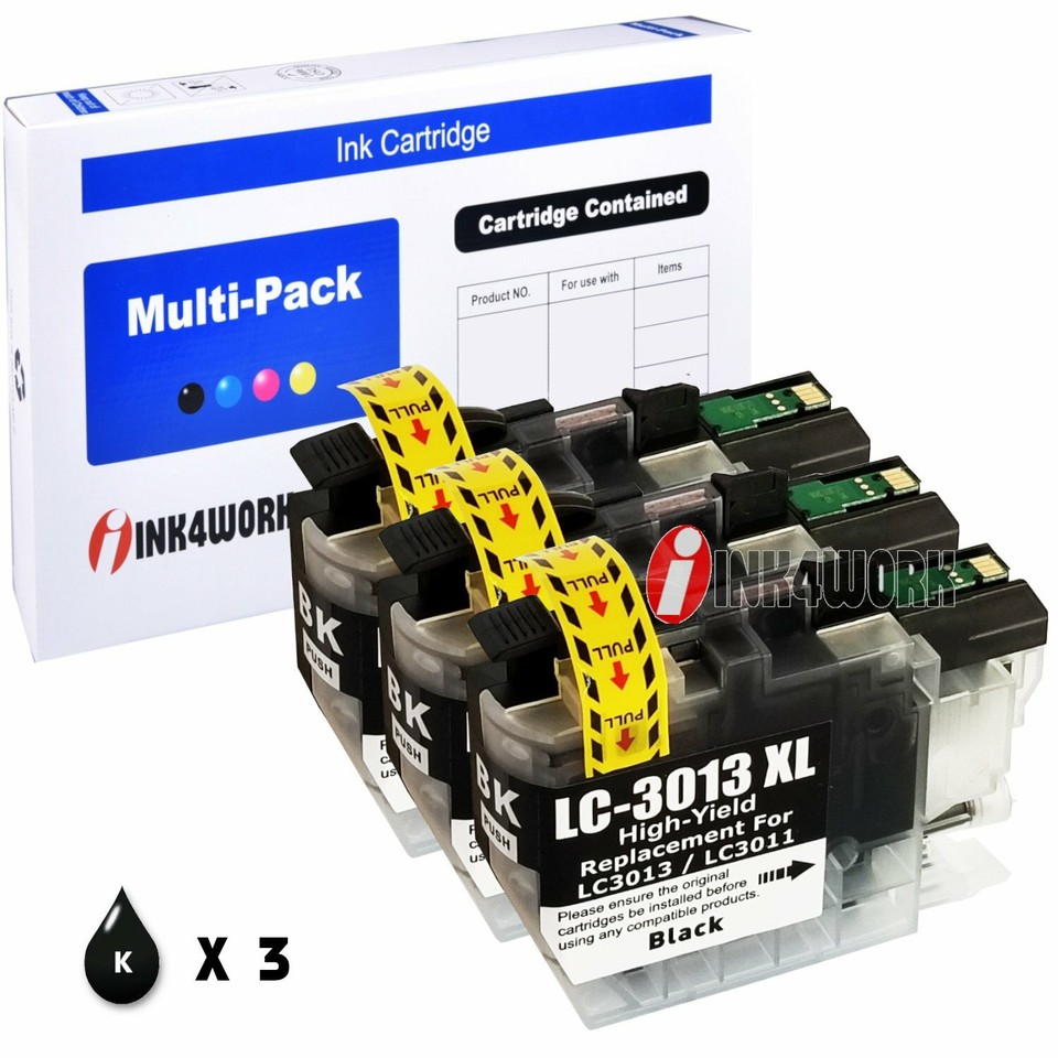 LC3013 Ink Cartridge for Brother LC-3011 MFC-J491DW MFC-J497DW MFC ...