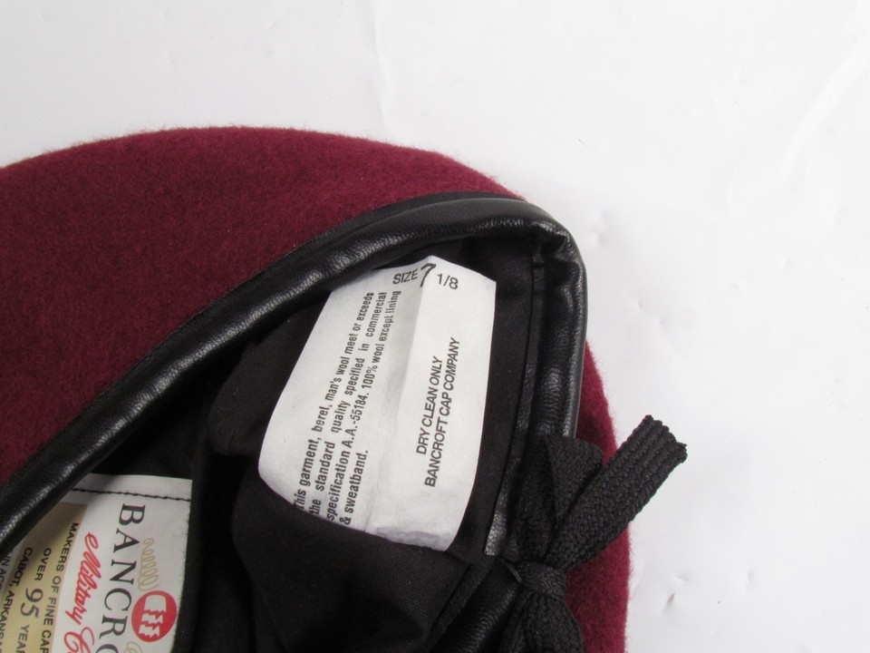 NEW Air Force USAF Pararescue Combat Officer PJ Maroon Beret & Badge ...