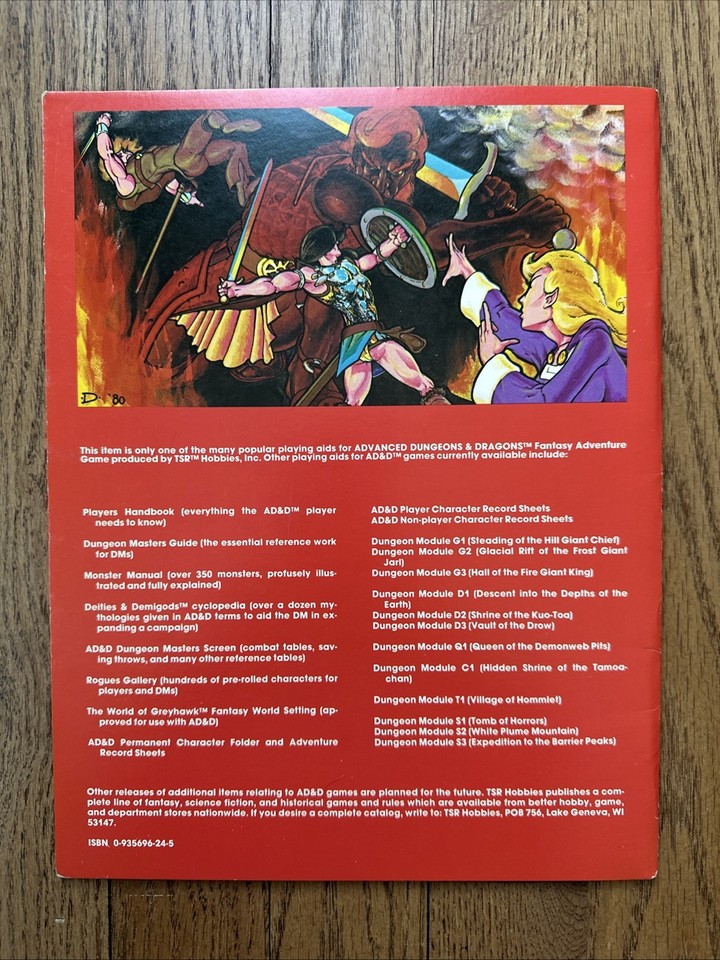 The Ghost Tower of Inverness Adventure Module - AD&D C2 9038 complete ...