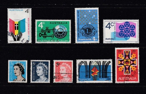 AUSTRALIA 1967 SHORT 9 STAMP YEAR SET | eBay Australia