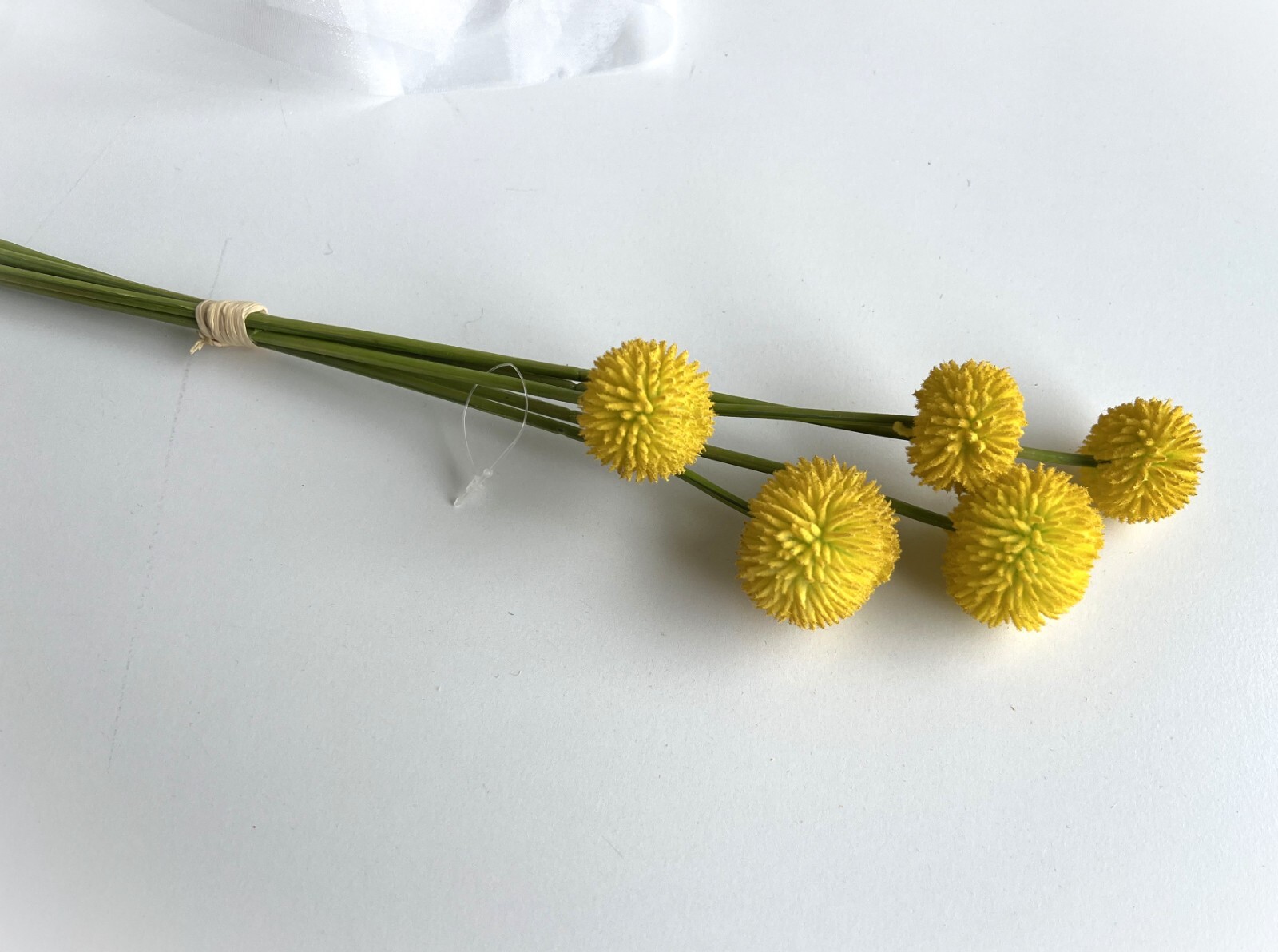 Billy Button Bundle Artificial Flowers Yellow Billy Buttons Bunch Dried ...