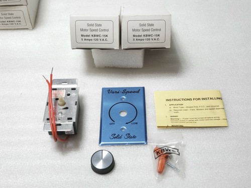 2 Pcs. - KB Electronics Solid State Motor Speed Control KBWC-15K 5 Amp ...
