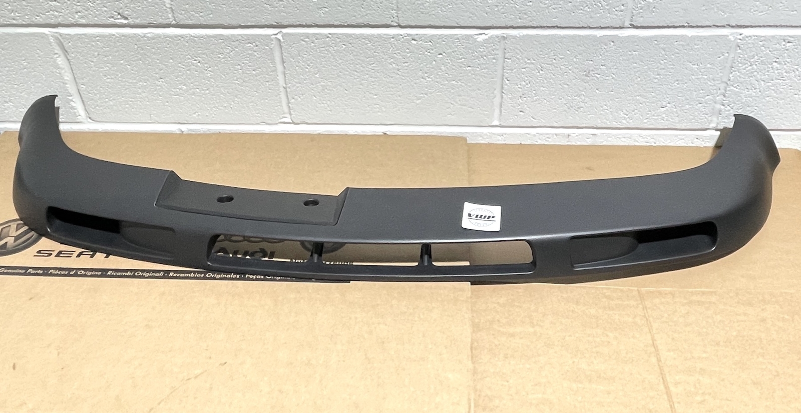 VW Bora 4 Motion Front Bumper Spoiler Splitter Lip Satin Black New ...