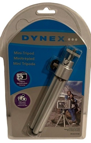 NEW Dynex Mini Tripod For Camera Camcorder Aluminum Legs and Base DX ...