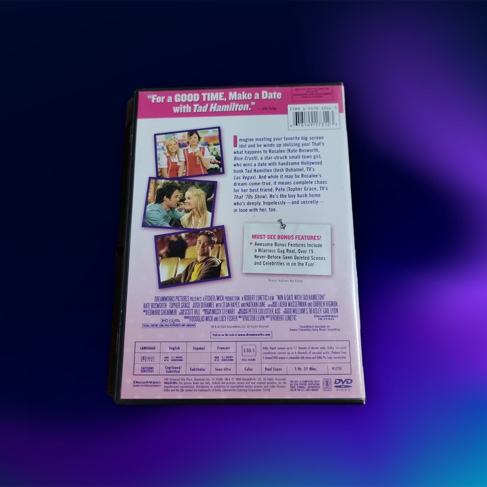 Win A Date With Tad Hamilton! Full Screen Edition DVD 678149173123| eBay