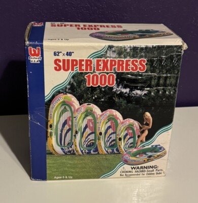 Vintage Best Way Inflatable Ride On Boat Float Large 62 X 40 Intex CVS ...