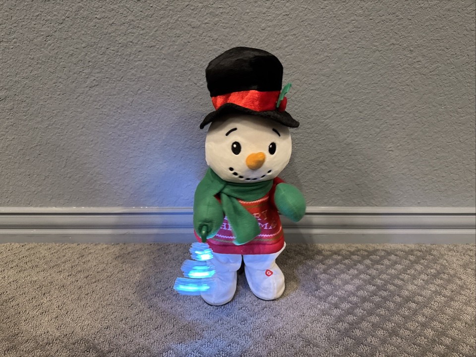 Gemmy Prototype Sample Snowflake Spinning Snowman Remake Let It Snow ...