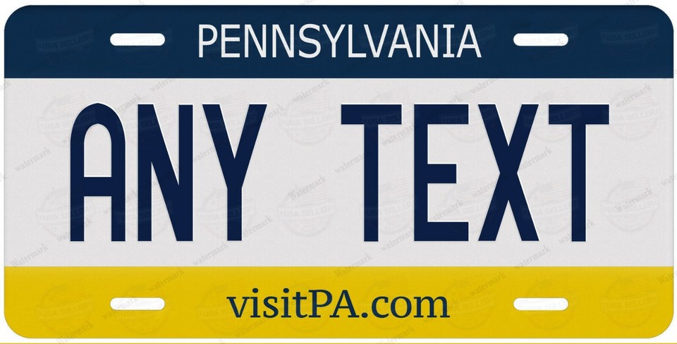 Personalized Custom License Plate Tag for Any State Wall Auto Car ...