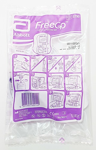 Set of 3 Abbott FreeGO Enteral Feeding Set - Pump Giving Set S790 ...