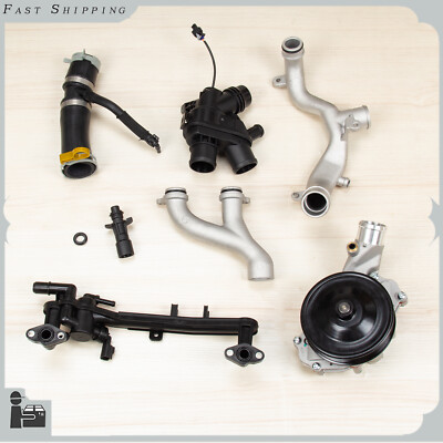 Upgraded Coolant Water Pump Pipe System Kit AJ126 AJ133 For Land Rover ...