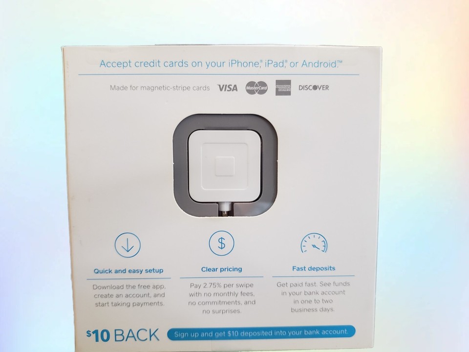New SQUARE READER iPhone or Android- Accept Credit Cards Today! Fast ...