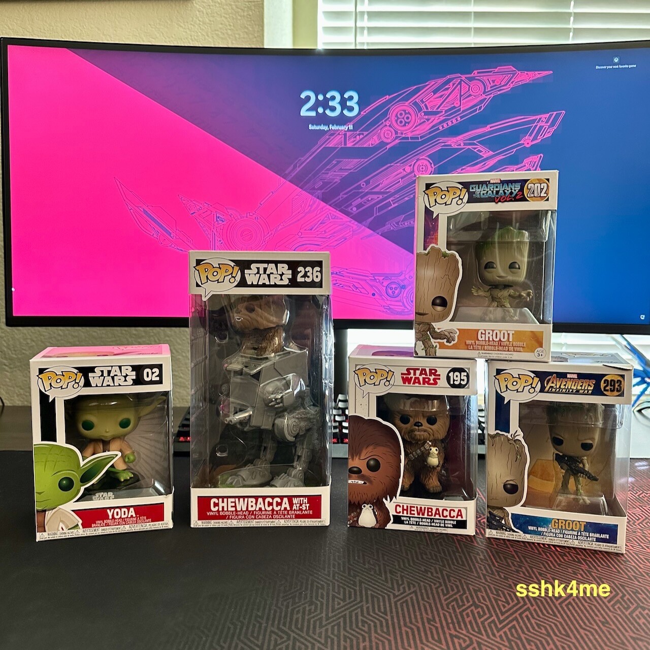 Star Wars Guardian Funko Pop Bundle Yoda, Chewbacca, Groot | eBay