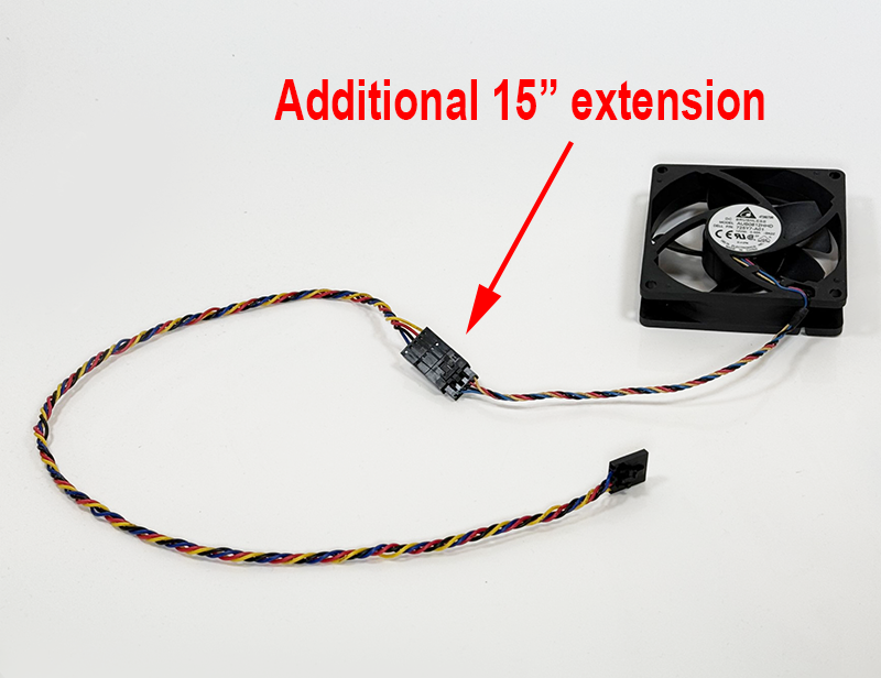Dell 5-Pin Male to 5-Pin Female Fan Extension Cable 15-Inch (2-Pack) | eBay