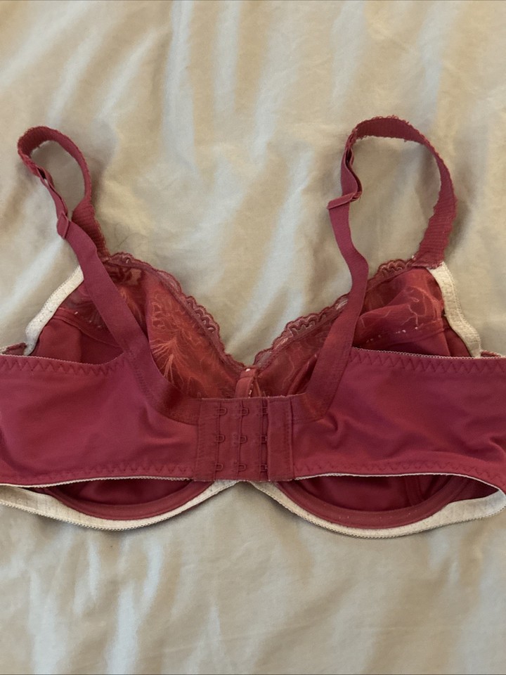 Fayreform Red Lace Underwire Bra F20-579 Size 34E | eBay