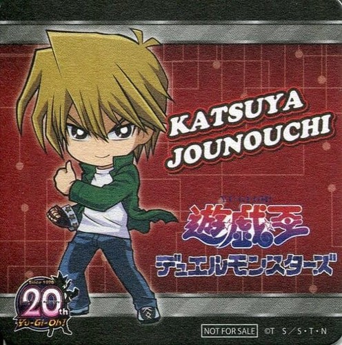 Yu Gi Oh rare Katsuya Jonouchi card coaster Manga toy Collection ...