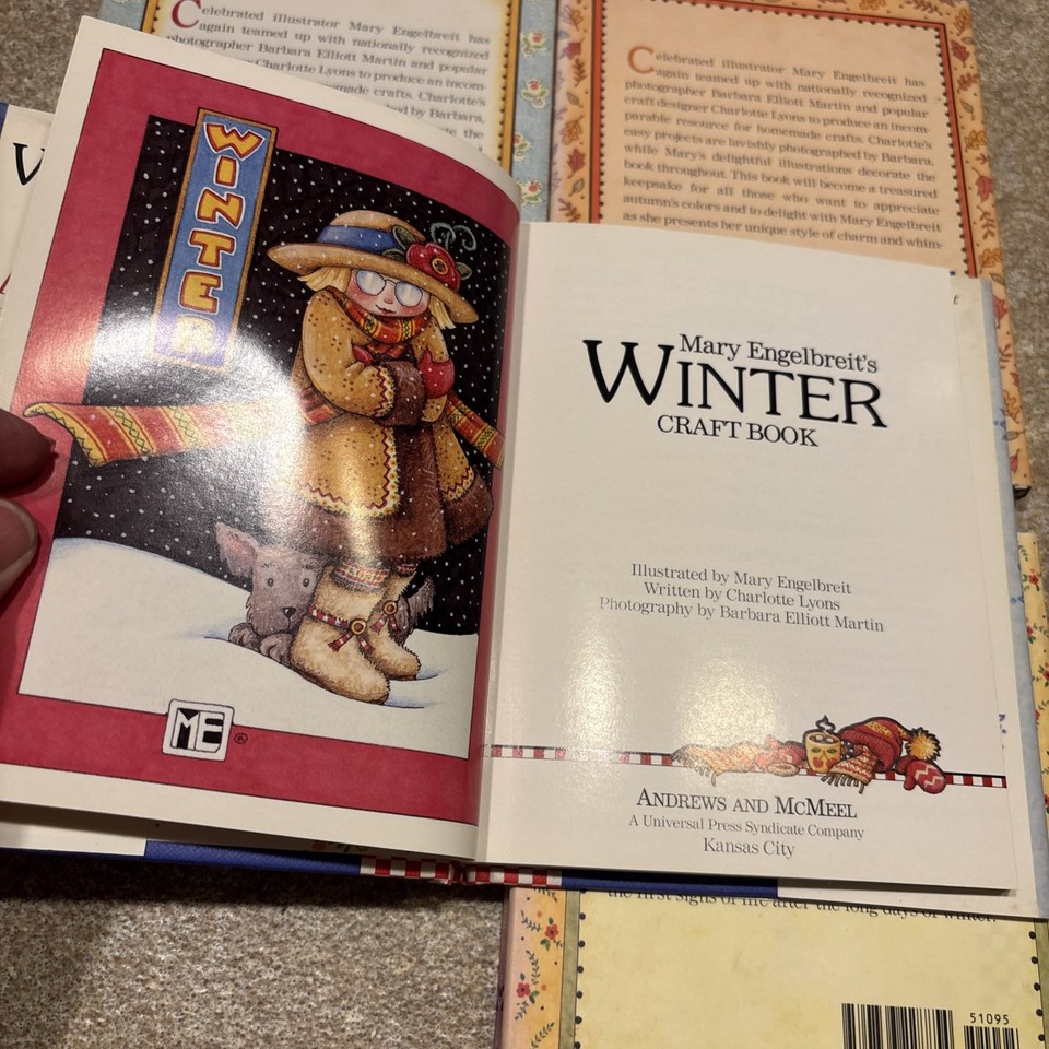 MARY ENGELBREIT Hardcover SEASONS Set Of 4 SPRING, SUMMER, AUTUMN ...