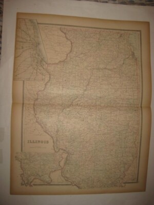 Entire US - 1884 Large Map