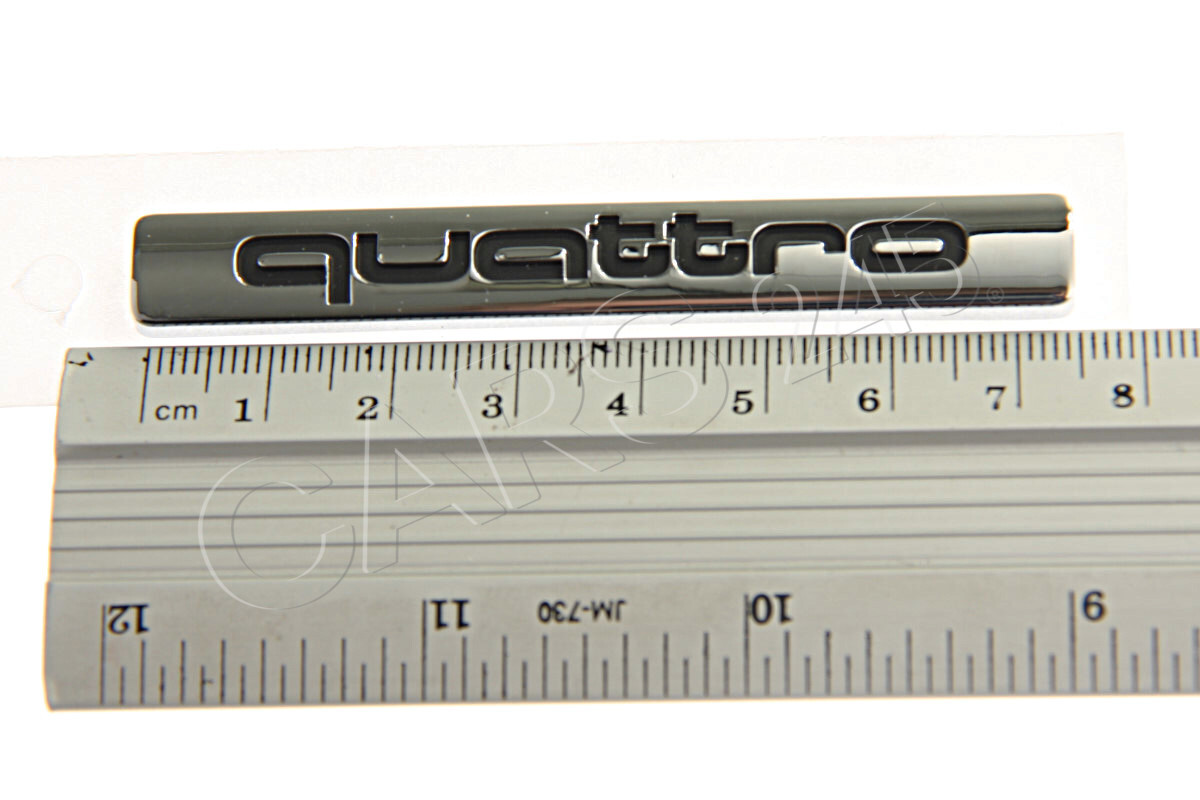 Genuine Audi A4 A6 A8 Quattro Rear Nameplate Lettering Badge Emblem | eBay