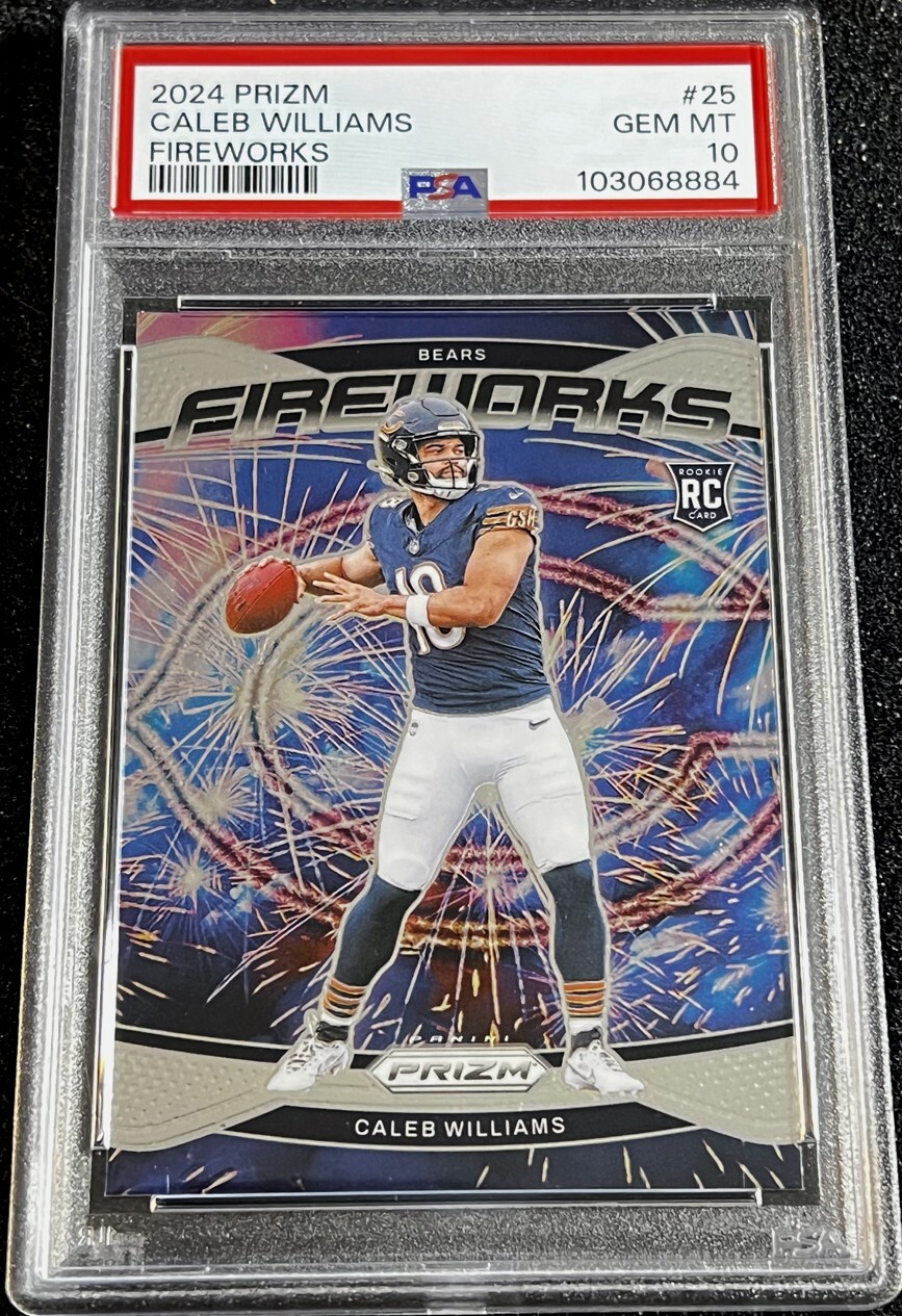 Caleb Williams 2024 Prizm #1 Prizmatic Price Guide - Sports Card Investor