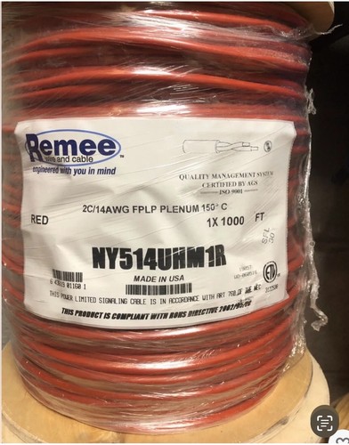 16/4 Fire Alarm Cable 100ft FPLP Shielded Solid Copper NYC approved ...