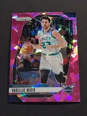 VASILIJE MICIC 2024-25 Panini Prizm Pink Ice Parallel #88 Charlotte ...
