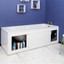 Croydex Unfold 'N' Fit White Front Side Bath Panel 1680mm & Lockable ...