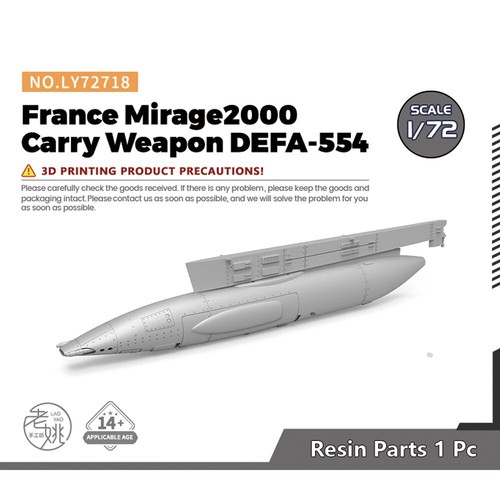 LY72718 1/72 Model Upgrade Parts France Mirage2000 Carry Weapon DEFA ...