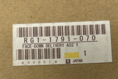 HP LaserJet IIp IIIp Face-Down Delivery Assembly RG1-1791-070 | eBay