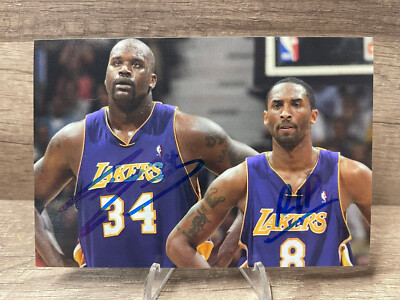 Shaquille O'Neal Los Angeles Lakers LSU Hand Signed 4x6 Photo TC46-5679 ...