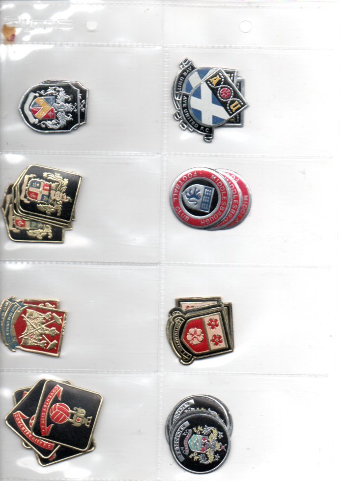 1970s ESSO Foil Football Badges All Unused - Choose The Ones You Need ...