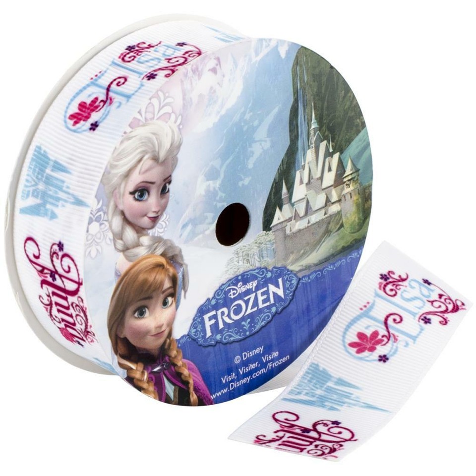 Disney Ribbon FROZEN Olaf Anna Elsa Kristoff Characters Family Forever ...