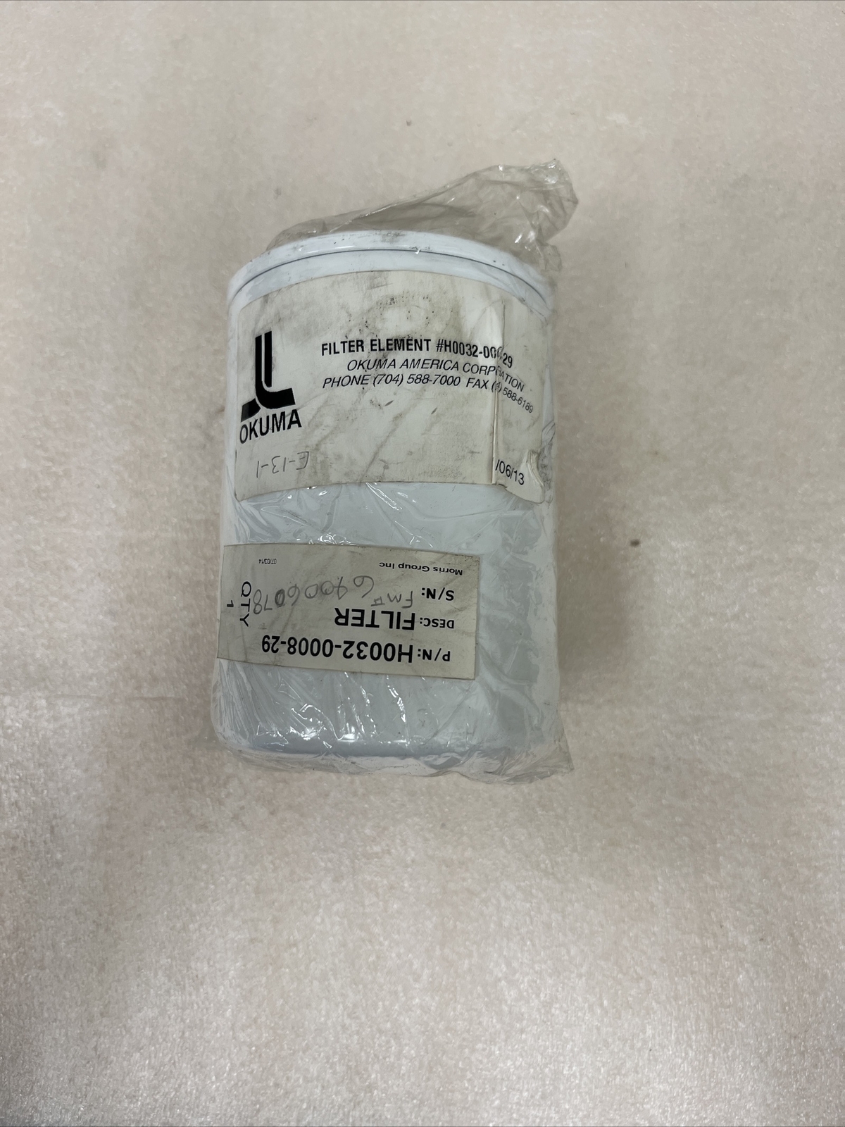 OKUMA FILTER ELEMENT H0032-0008-29 for sale online | eBay