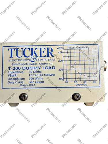 Tucker Electronics T-200 300W Ham Radio Dummy Load 1.3:1 @ DC 150Mhz | eBay