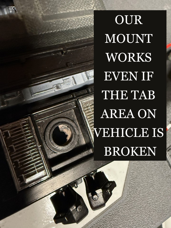 G.I. Joe ARAH VAMP Mk2 Turret Mount/Rack Door and Gas Cans Replacement ...