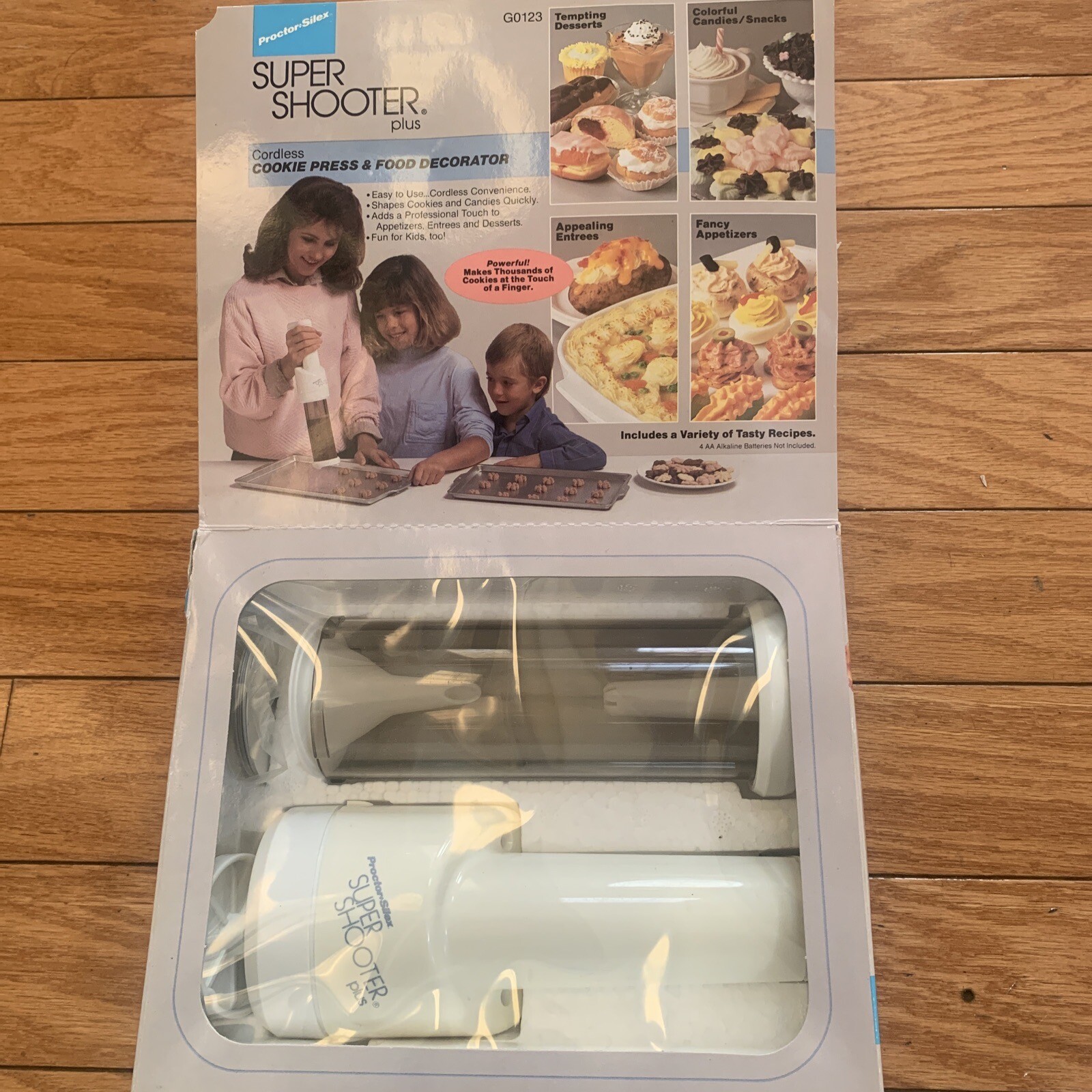 Proctor Silex Super Shooter Plus Cordless Cookie Press & Food Decorator ...