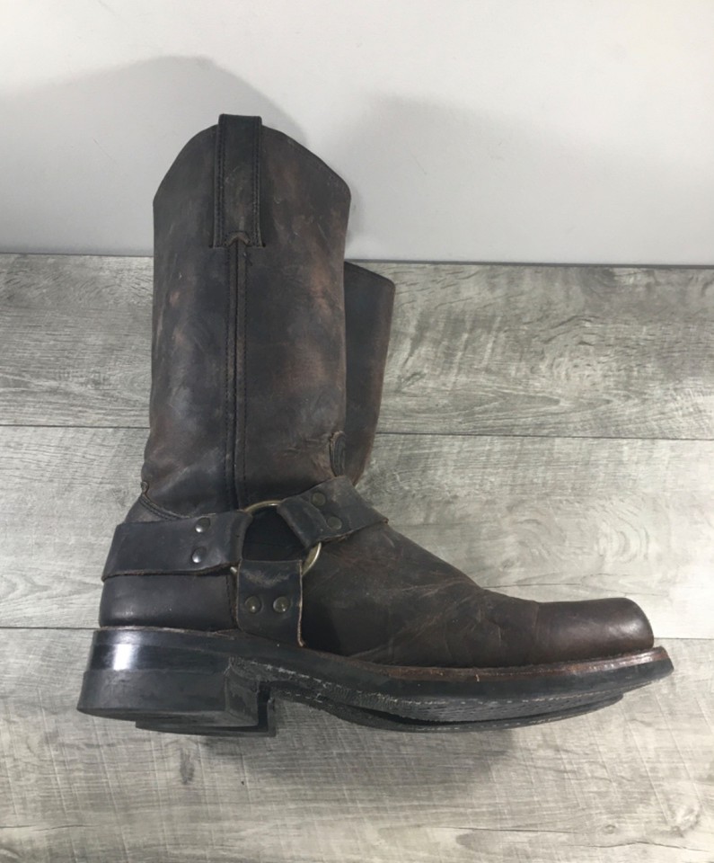 FRYE Gaucho Harness Men 12R 87350 Moto Biker Oiled Engineer Motorcycle ...
