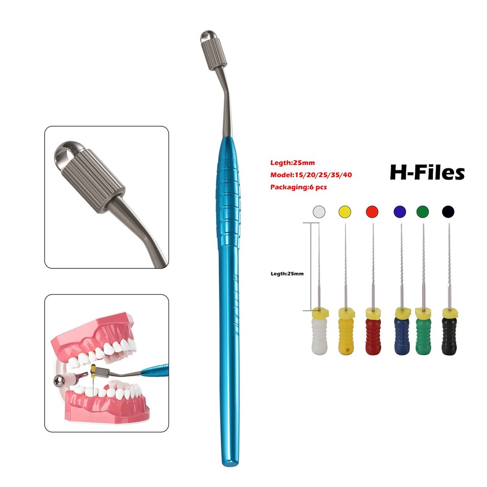 Dental Endodontic File Posterior Root Canal Holder/10 BOX Niti K/H-File ...