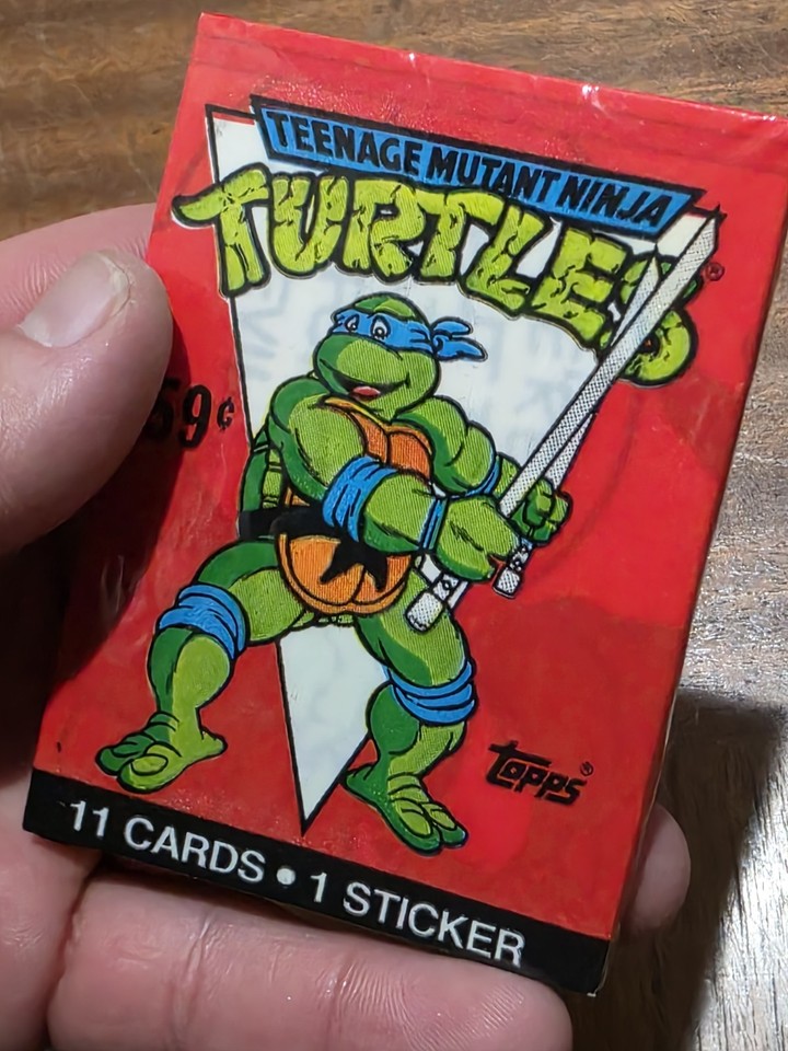 Lot 3 Packs 1989 Topps Teenage Mutant Ninja Turtles TMNT Trading Cards ...