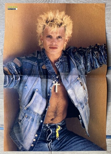 BRAVO POSTER Billy Idol - Guido Cella - 80er Jahre !!! | eBay.de