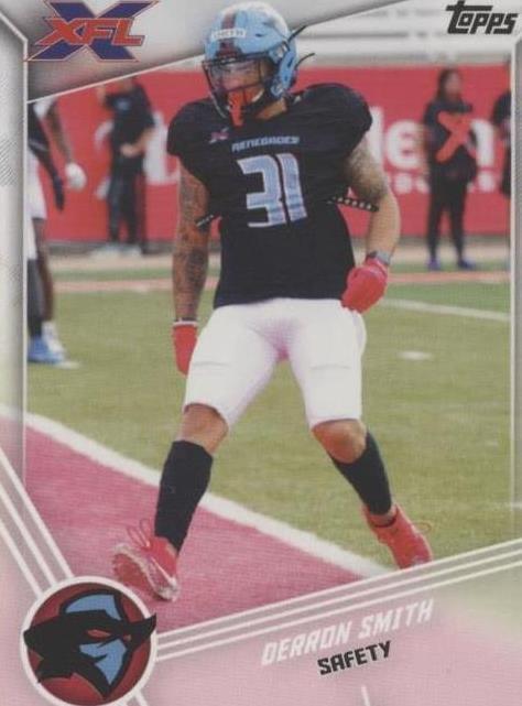 2020 Topps XFL - Derron Smith #132 for sale online | eBay