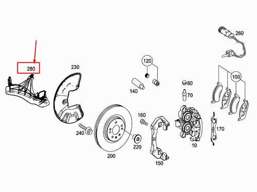 NEW MERCEDES-BENZ GLE COUPE C292 FRONT LEFT GUIDE VANE A2924210120 ...