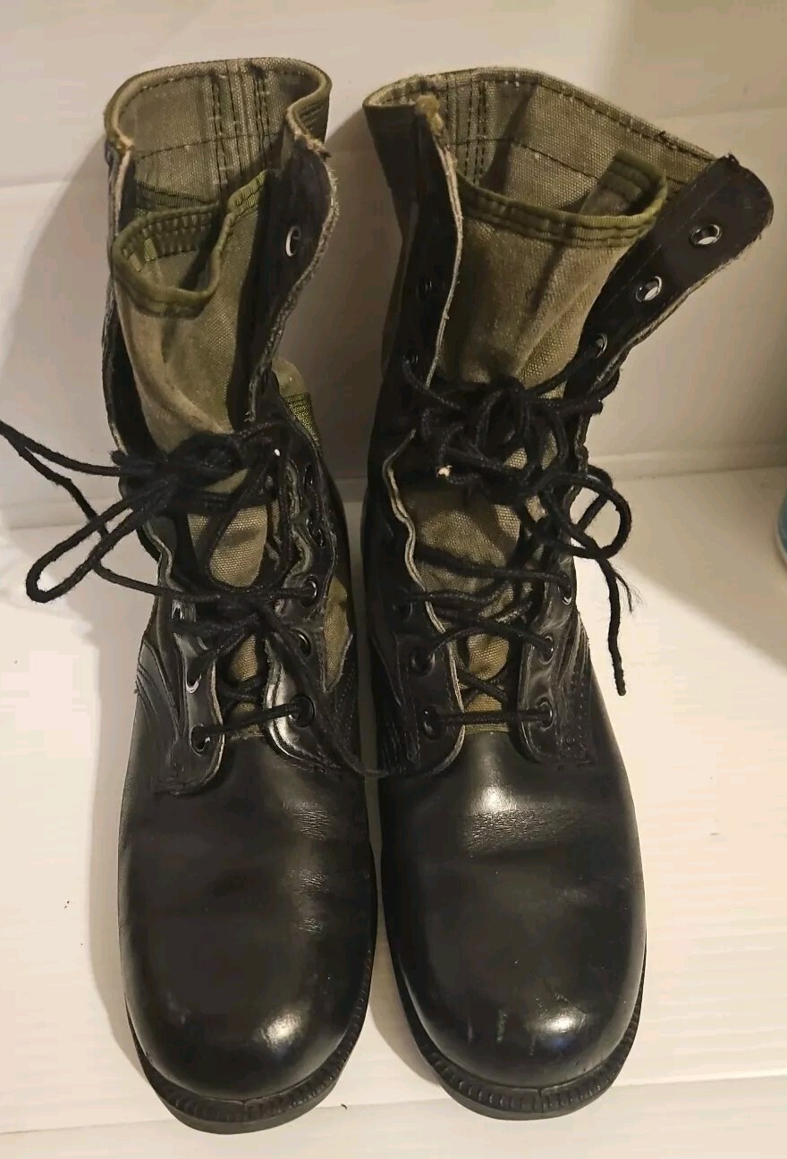 Vintage US Military Army Jungle Combat Boots Spike Pr… - Gem